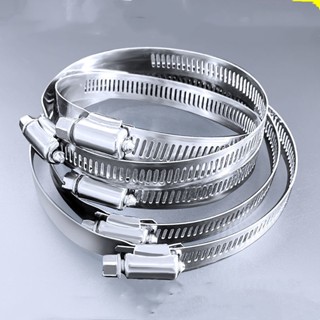 Adjustable Metal Hose Clamp 304 Stainless Steel Pipe Clamp Water Pipe ...
