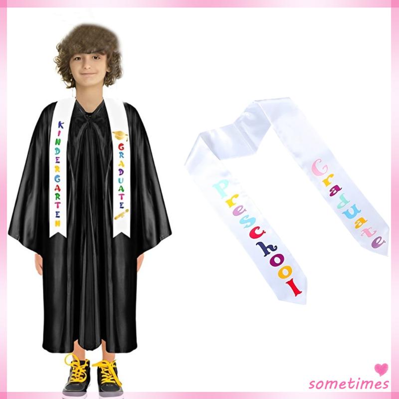 Time Kindergarten Graduation Stole Satin Honor Stole Unisex Kid Honor ...