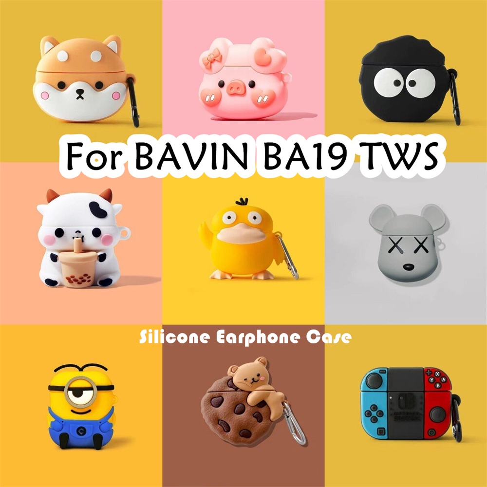READY STOCK!For BAVIN BA19 TWS Case Cute Cartoon Shiba Inu & briquettes ...