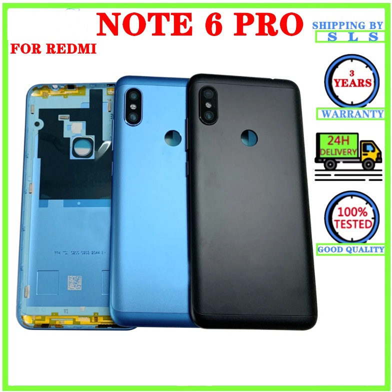 Back Battery Housing Cover For Xiaomi Redmi Note 6 Pro Battery cover ...