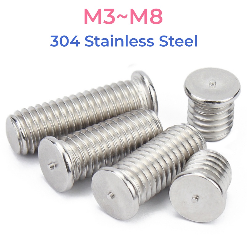 304 Stainless Steel Welding Screws M3 M4 M5 M6 M8 Spot Welding Studs ...