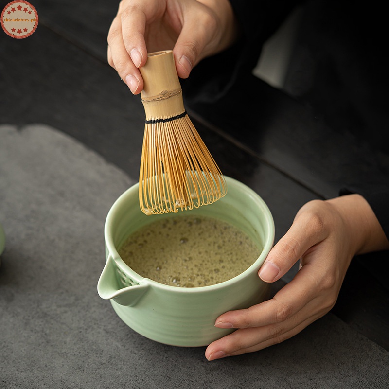 RICHTRY Japanese Ceremony Bamboo Matcha Practical Powder Whisk Coffee ...