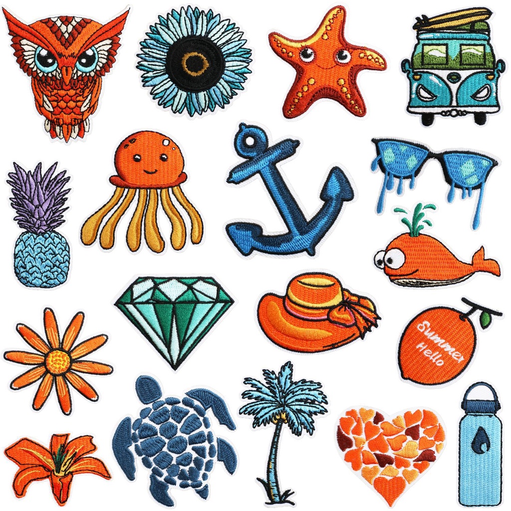 Pro Patch Store Camper Van Owl Series DIY Embroidery Patches for ...