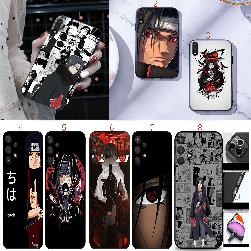 Samsung A6 A7 A8 A9 A6 Plus A8 Plus 2018 Anime Naruto Itachi Soft black ...
