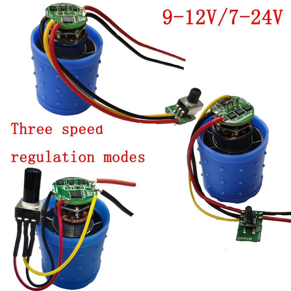 DC9-12V/7-24V Brushless Turbo Fan Motor 100000RPM High Speed Aluminum ...