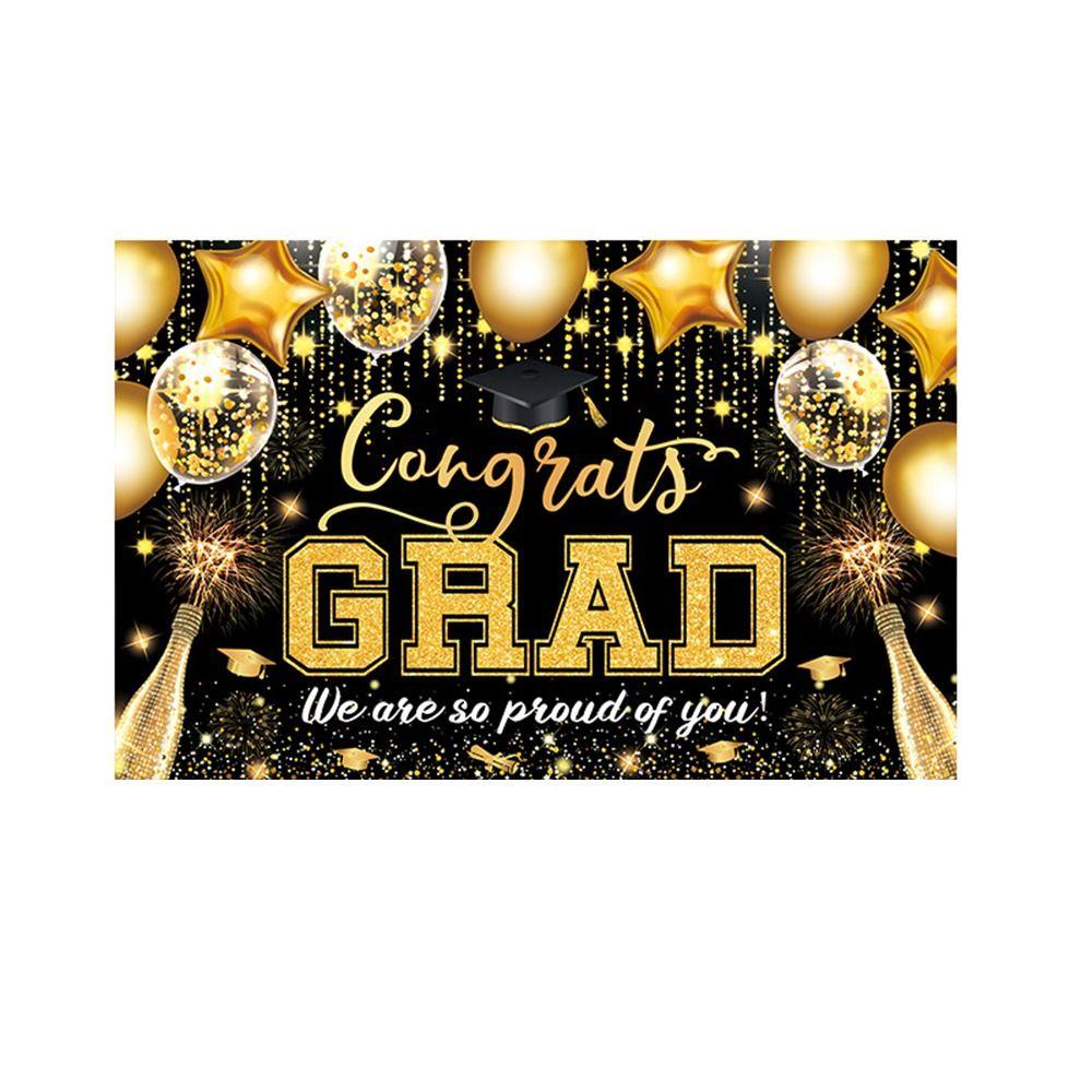 DANILO1 Graduates Photography Backdrop, Congrats Grad Prom Graduation ...
