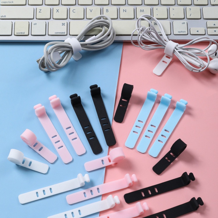 Silicone Cable Organizer USB Cable Protector Charger Tie Silicon Wire ...
