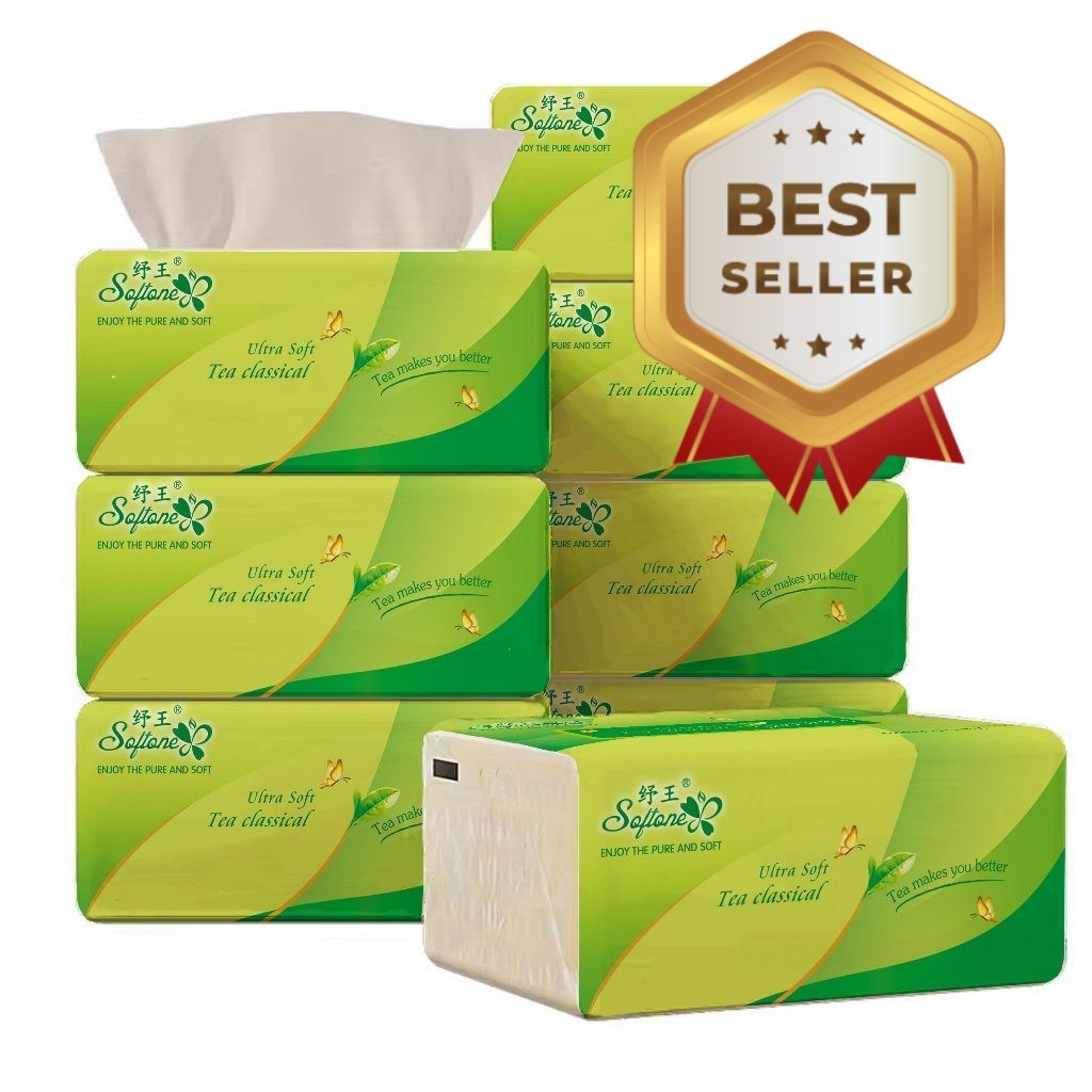 Softone Facial Tissue Paper towel LGT 8pack 4ply Facial Interfolded ...
