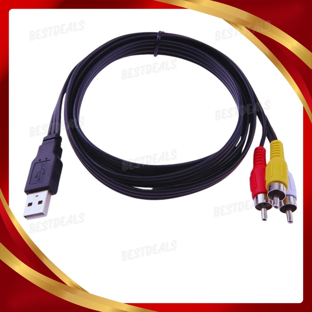 1.5M USB TO RCA cables | Shopee Philippines