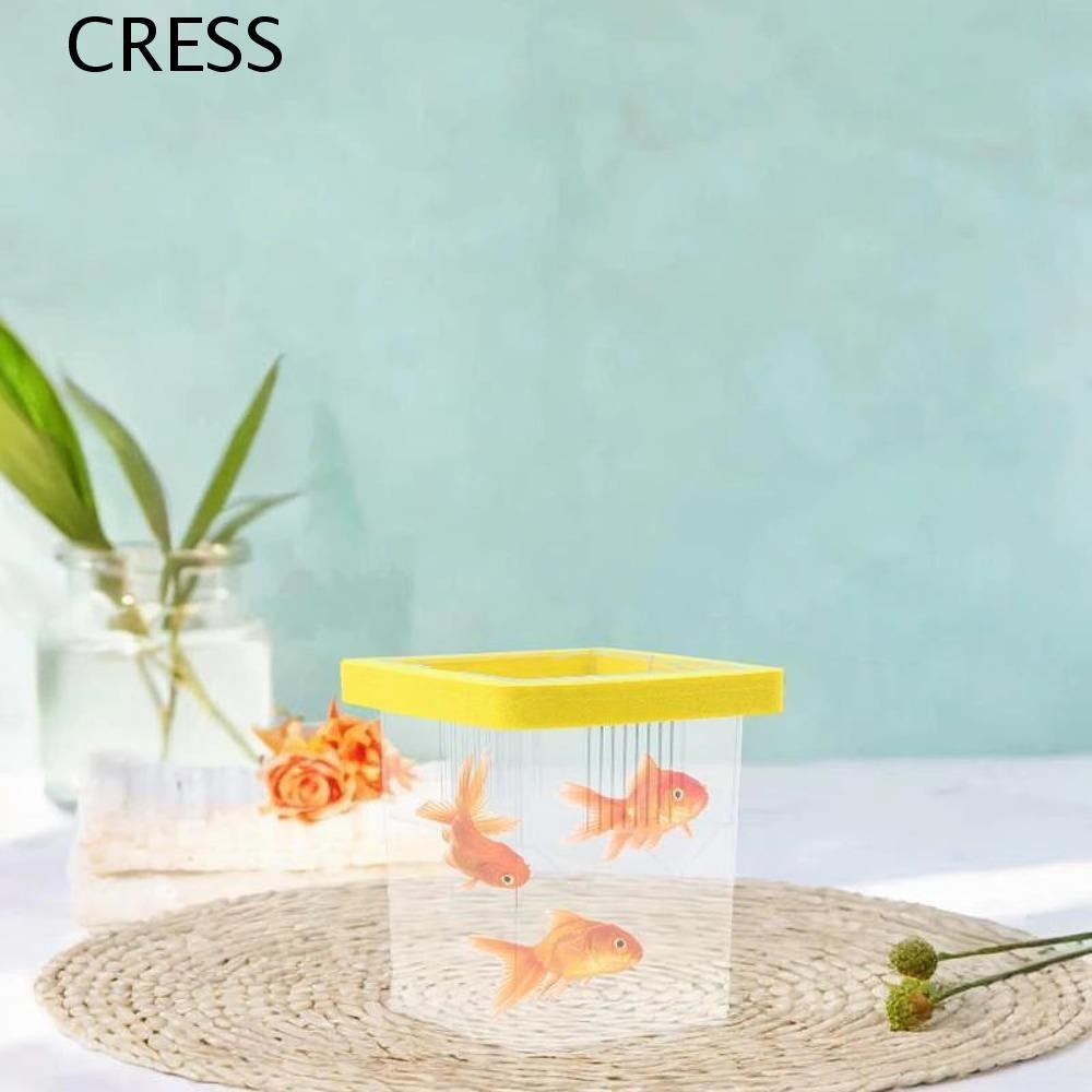 CRESS Floating Fish Breeding Box, Acrylic Clear Aquarium Fish Breeding ...