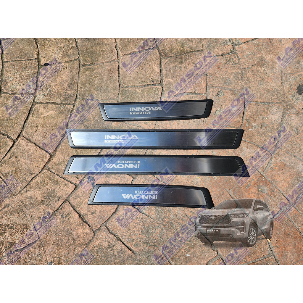 Toyota Innova Zenix 2023 - 2025 Side Step Sill Scuff Plates | Shopee ...
