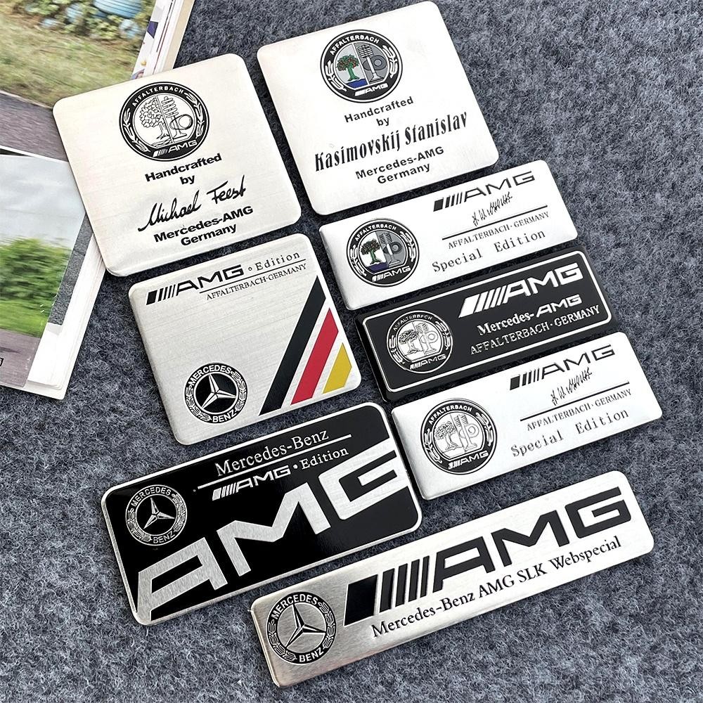 For Mercedes Benz AMG Automotive Reflective Waterproof Sticker Designer ...