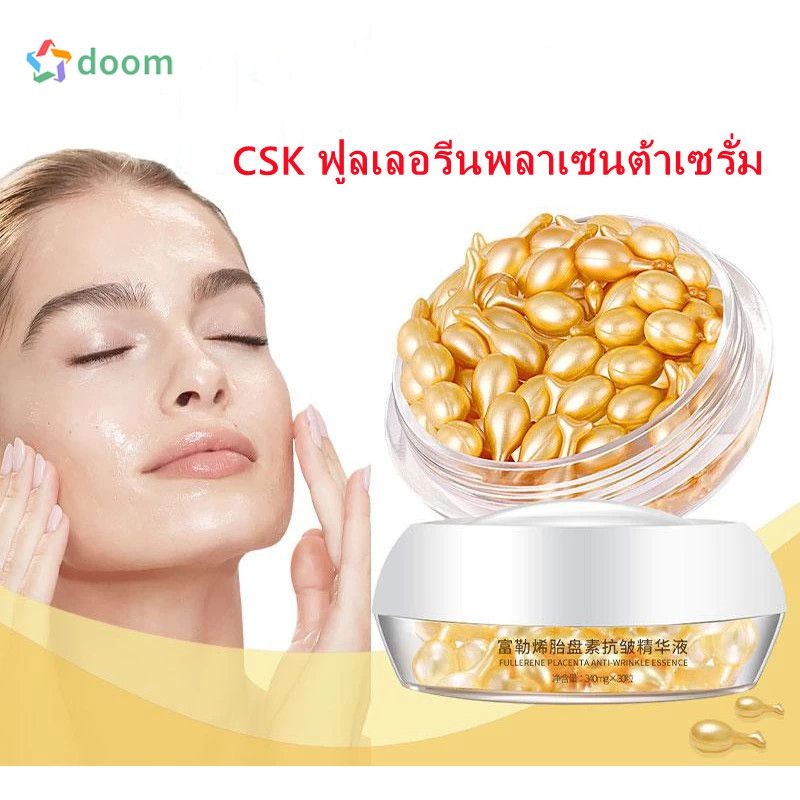 Fullerine Placenta Serum Hydrating Serum Csk Soothing Skin, Focusing On ...