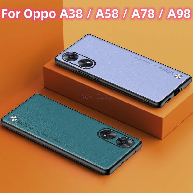 Luxury Leather Mobile Casing For Oppo A58 A38 A78 A98 OppoA58 OppoA38 ...