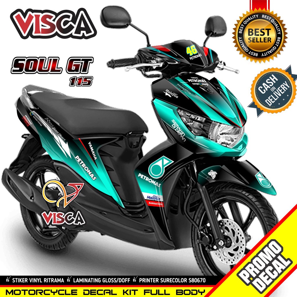 Decal Soul GT 115 Full Body Sticker Soul GT 115 Full Body Striping Soul ...