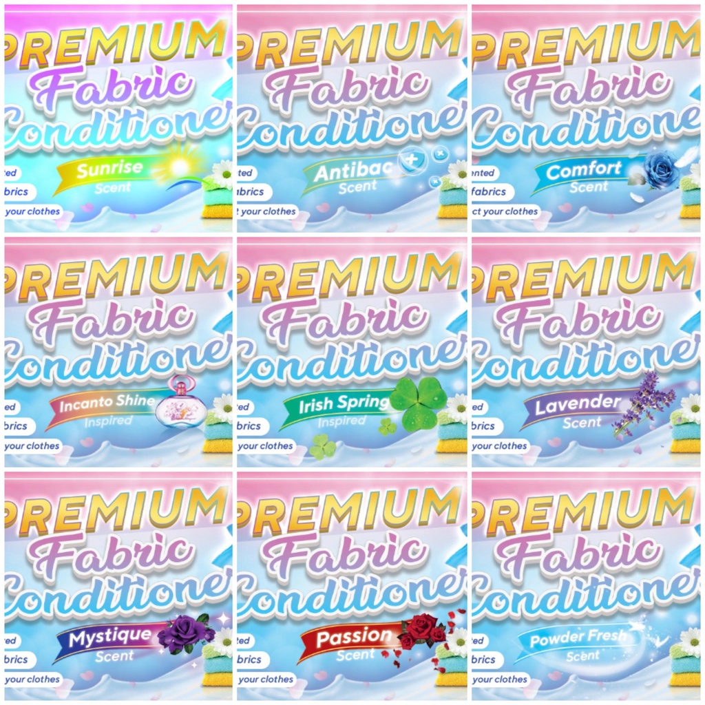 Sticker label for premium fabric conditioner (generic) | Shopee Philippines