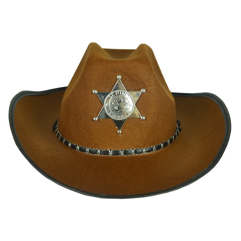 Halloween Cowboy Hat Performance Prop Antique Knight Hat Retro Western ...