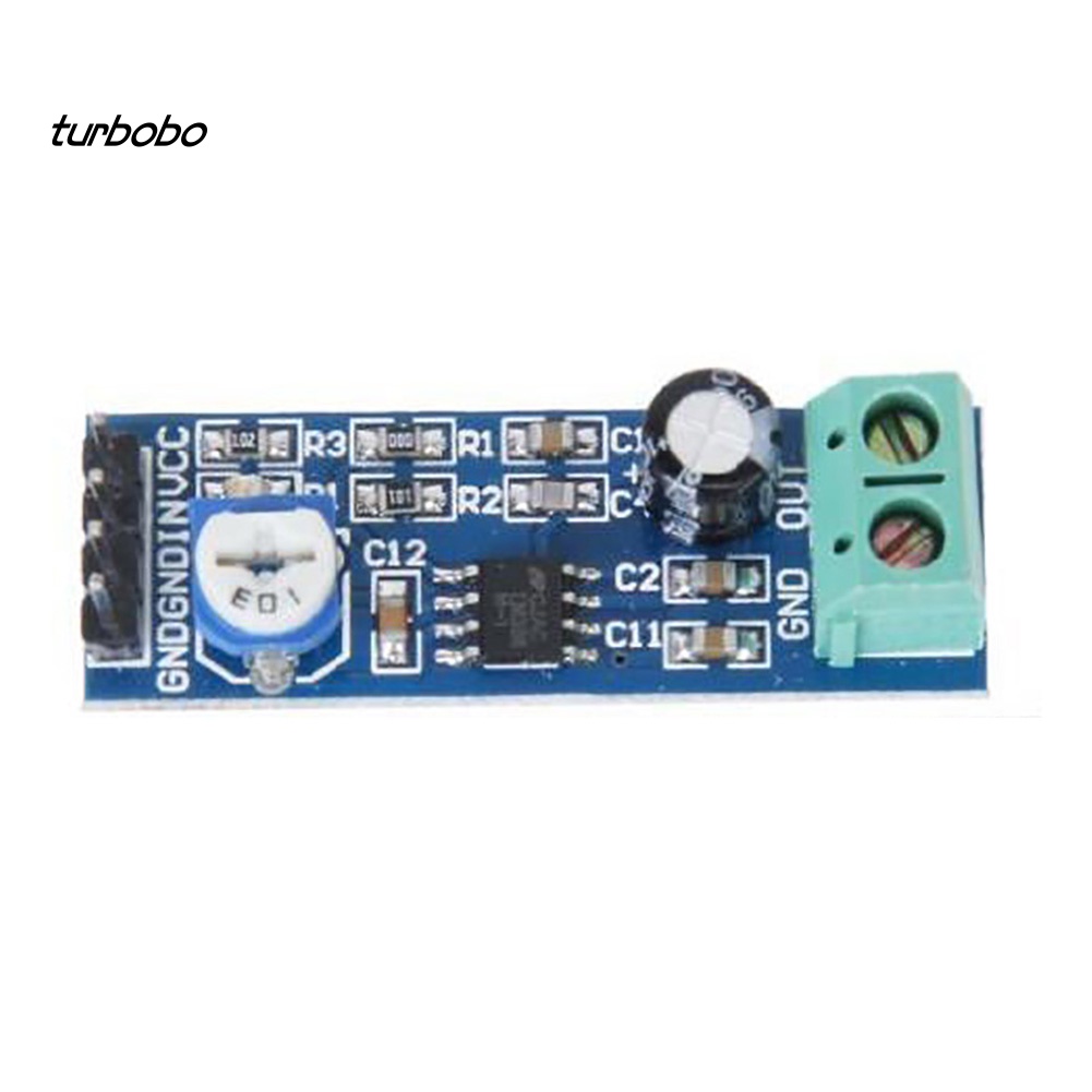 turbobo LM386 DC 4V-12V Mini Micro Audio Sound Frequency Amplifier ...