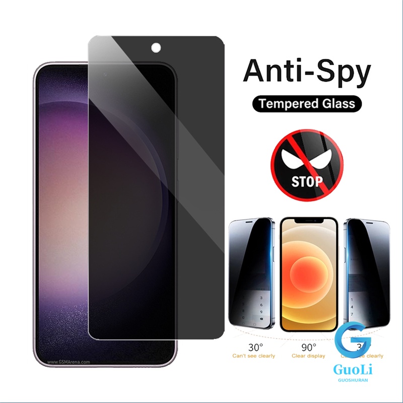 Anti Spy Tempered Glass For INFINIX Smart 10 9 8 7 Tecno Spark 20 20c 30c 10 10c GO 1 2024 2023 ...