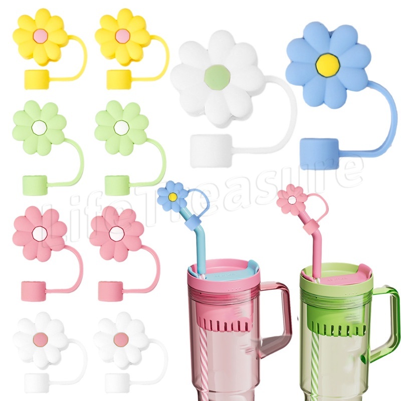 Dustproof Silicone Pipet Hat / Splashproof Beverage Pipe Cap / Flower ...