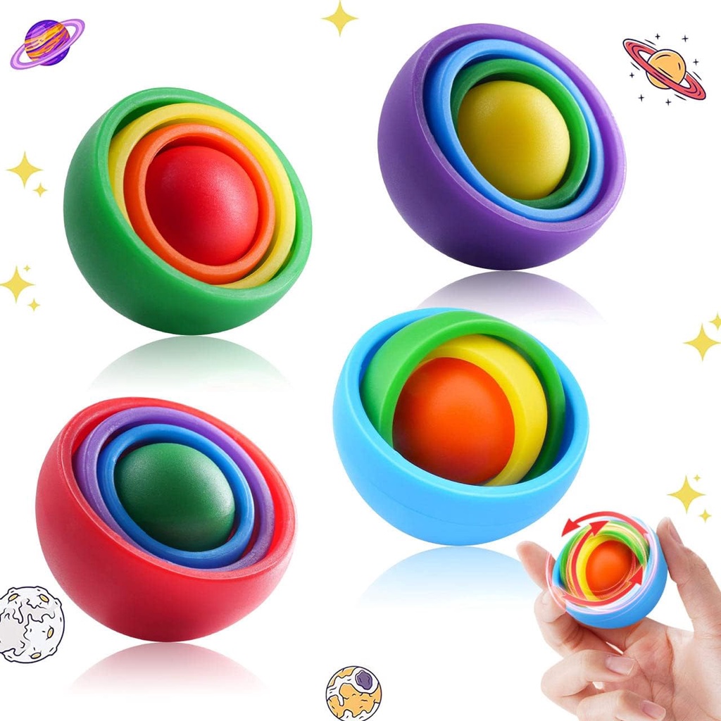 3D Balls Gyroscope Fidget Spinners Fidget Toys for Kids Adults Children ...