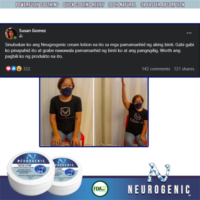 NEUROGENIC CREAM ORIGINAL - Nerve & Muscle Pain Relief and Recovery-50g ...