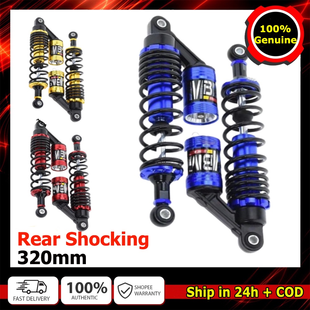 A Pair UNIVERSAL 320MM REAR SHOCK GAS ABSORBER HIGH PERFORMANCE MBM ...