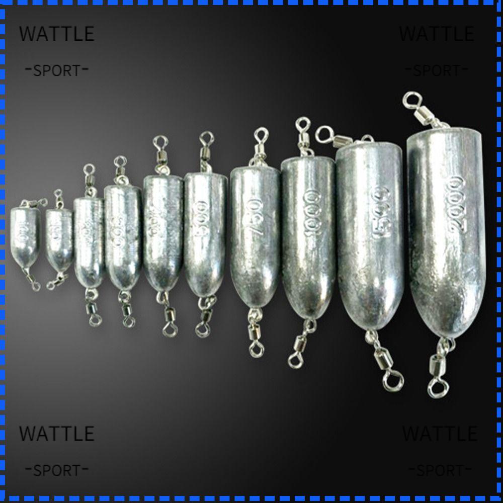 WATTLE Fishing Lead Sinkers, 40g-1000g tapering style Fishing Weight ...