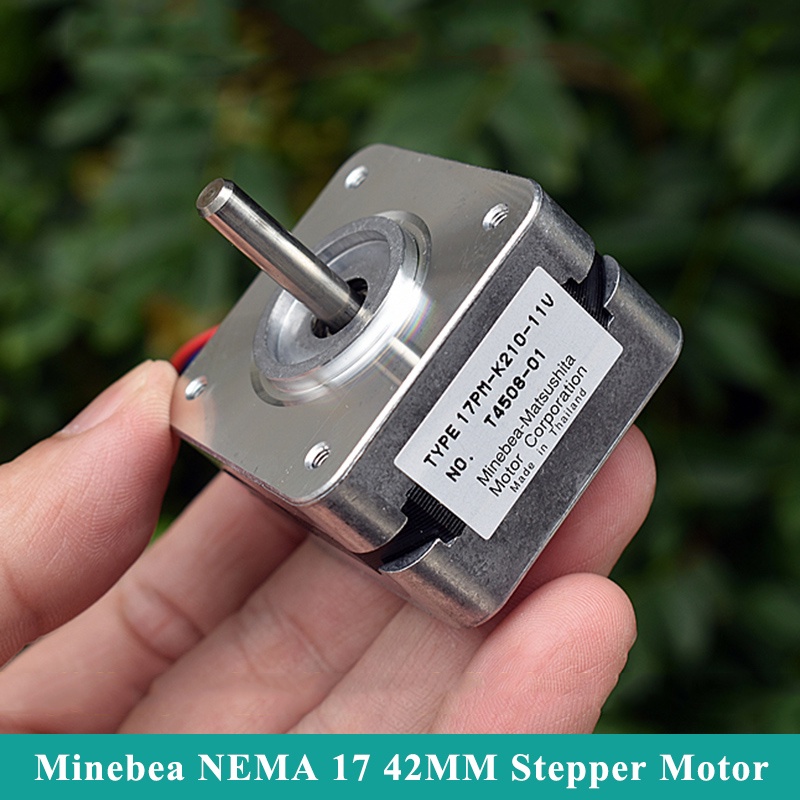 Minebea NEMA 17 42MM 2-Phase 4-Wire Hybrid Step Stepper Motor 5mm shaft for RepRap 3D Printer ...
