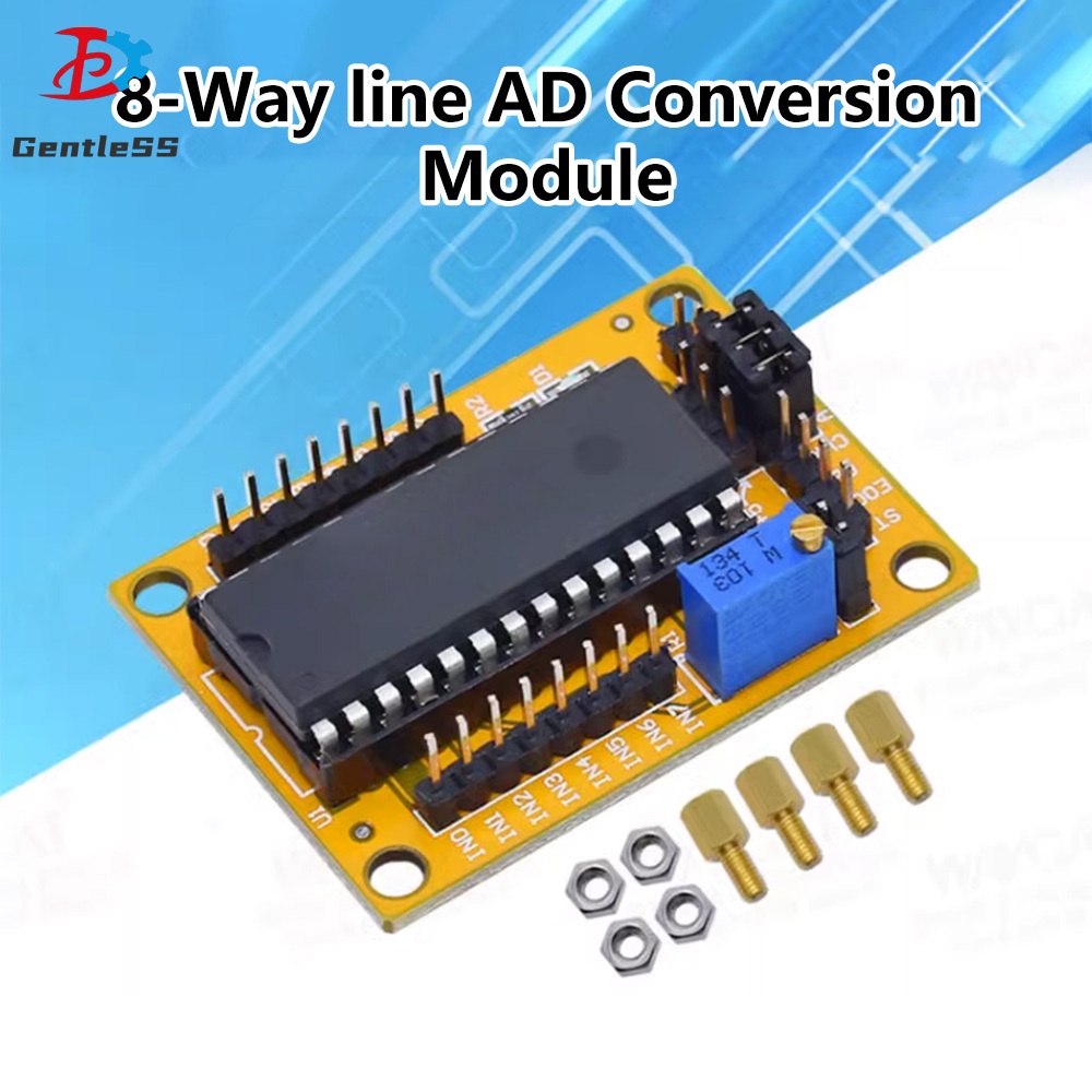 ADC0809 8 Channel Analog Digital Converter Module ADC Analog to Digital Signal Converters ...