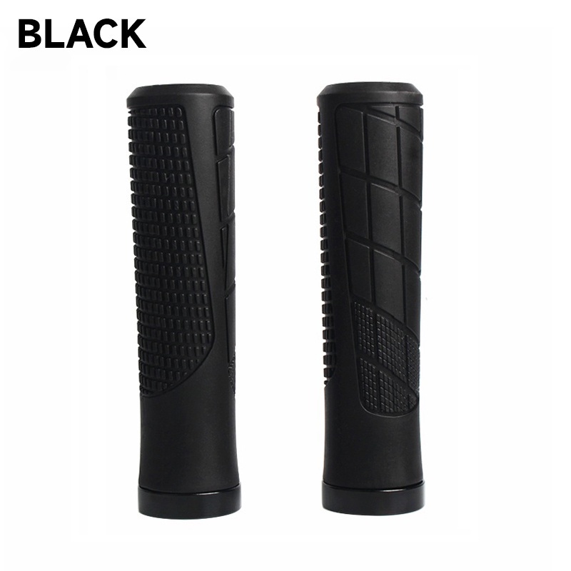 1Pair Bike Handle Grip MTB Silicone Shock Absorbing Non-Slip Soft ...
