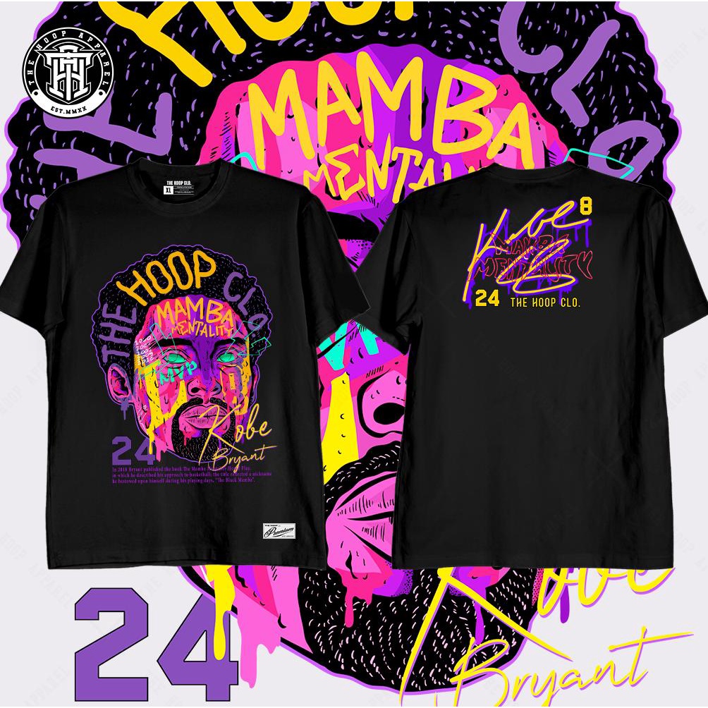 THE HOOP APPAREL KOBE MAMBA BIGFACE GRAPHIC COTTON TSHIRT FOR MEN AND ...