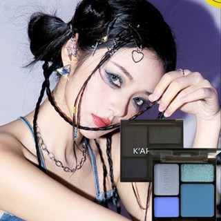 K'APEINE Eyeshadow Palette Matte Fine Glitter European American Punk ...
