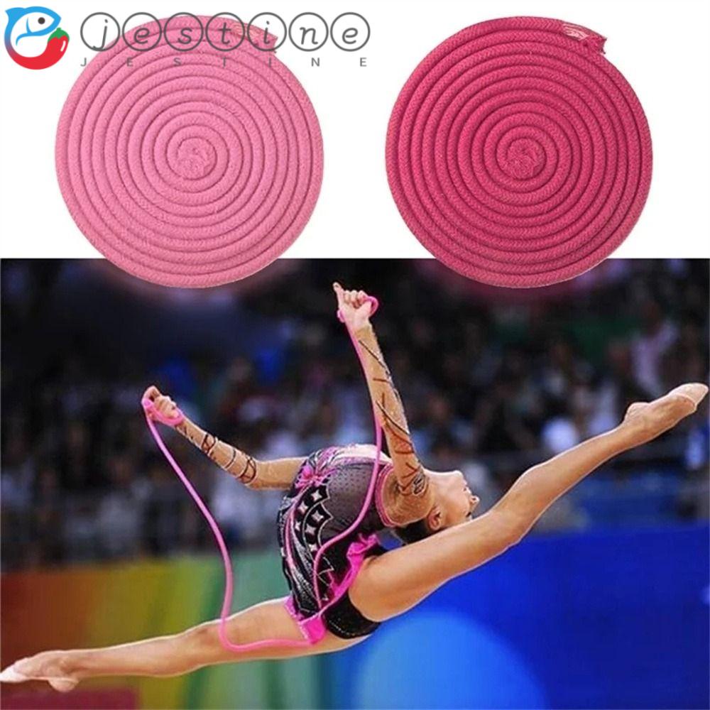 JESTINE Gymnastics Arts Rope, Rainbow Color Artistic Rhythmic Rope ...