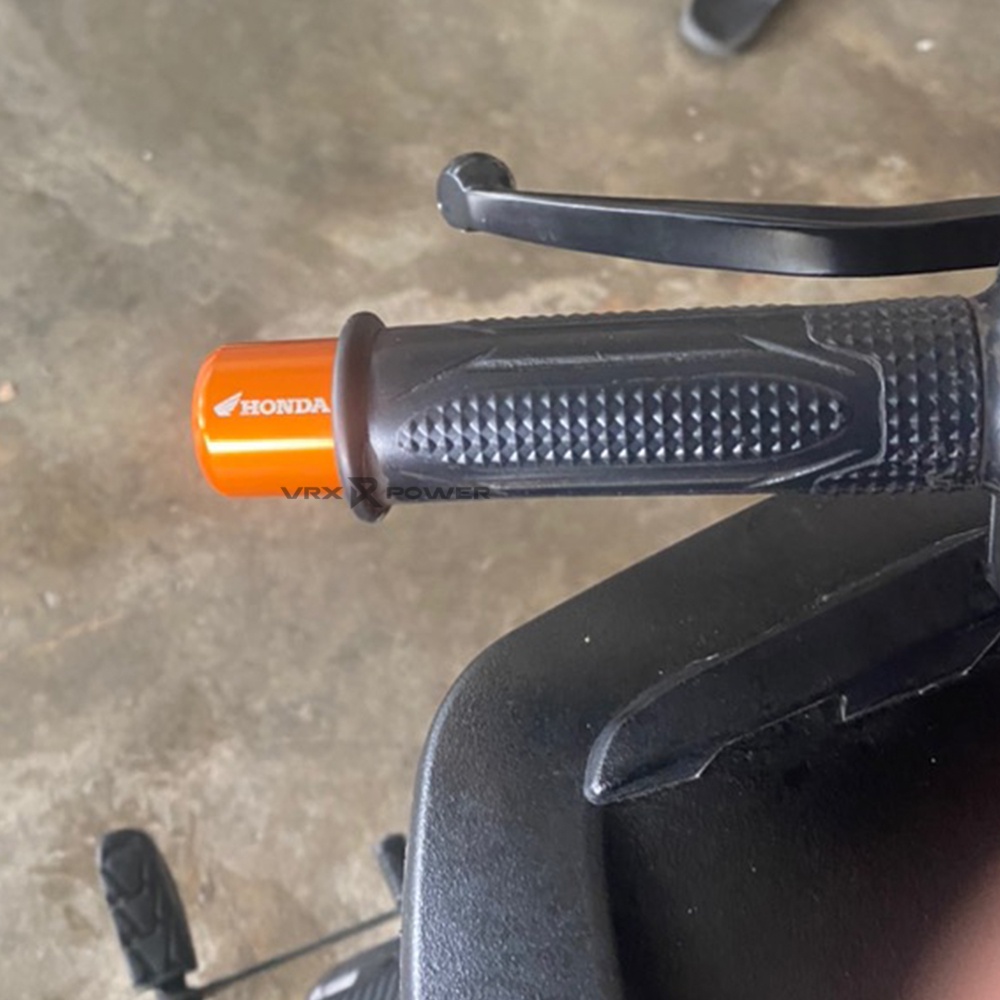 Honda Motorcycle Handlebar Mini Bar End Plugs Grip Caps CNC Handle Grip ...
