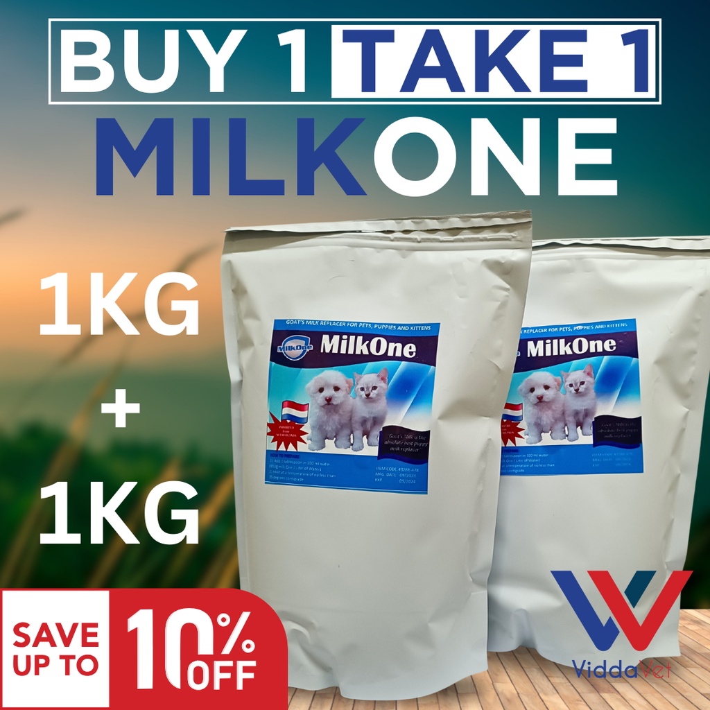 Viddapet MilkOne 1kg+1kg milkone 1kg goat milk replacer milkone milk ...