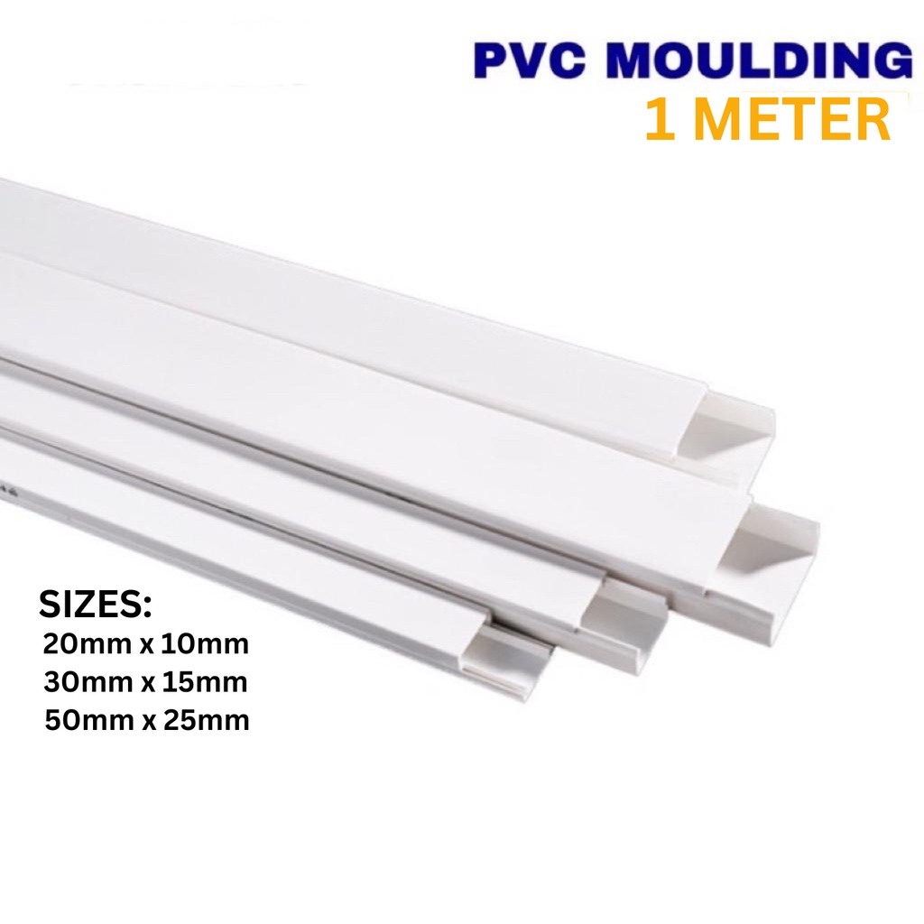 1 meter PVC Moulding Electrical Wire Pipe Plastic Pipe For Protection ...