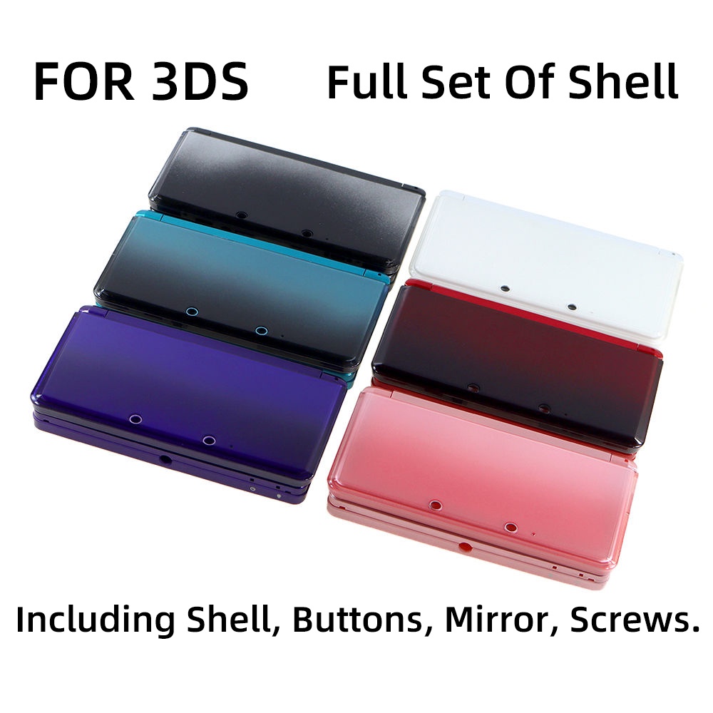 3ds Full Set Of Shell Button Mirror Screw Stylus Pen 3DS Host Case ...