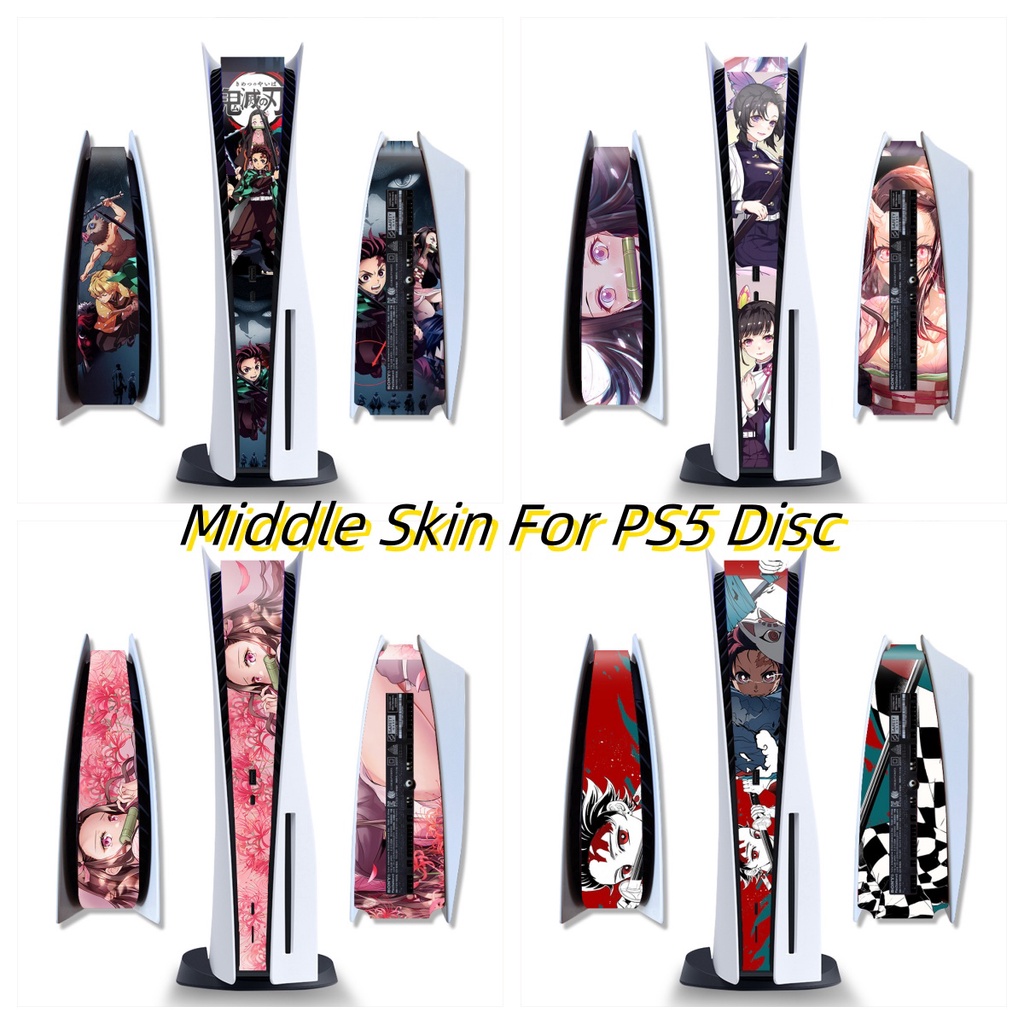 Cartoon Stickers For PS5 Disc Edition Playstation 5 Console Middle Skin ...