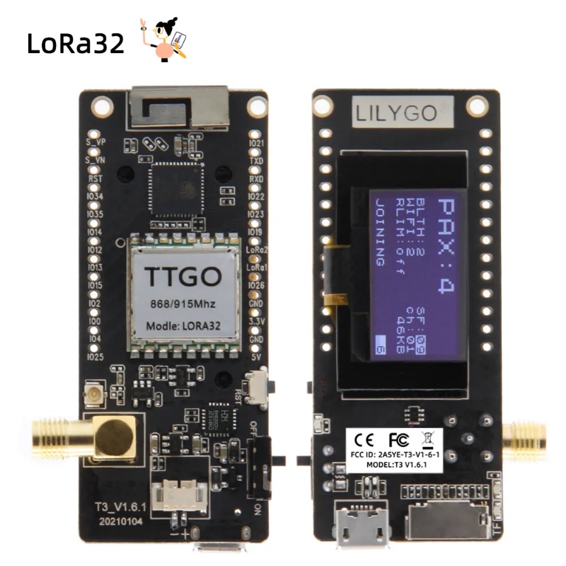 Lilygo® Lora32 V2 1 Esp32 Lora Development Board Sx1276 Sx1278 Module