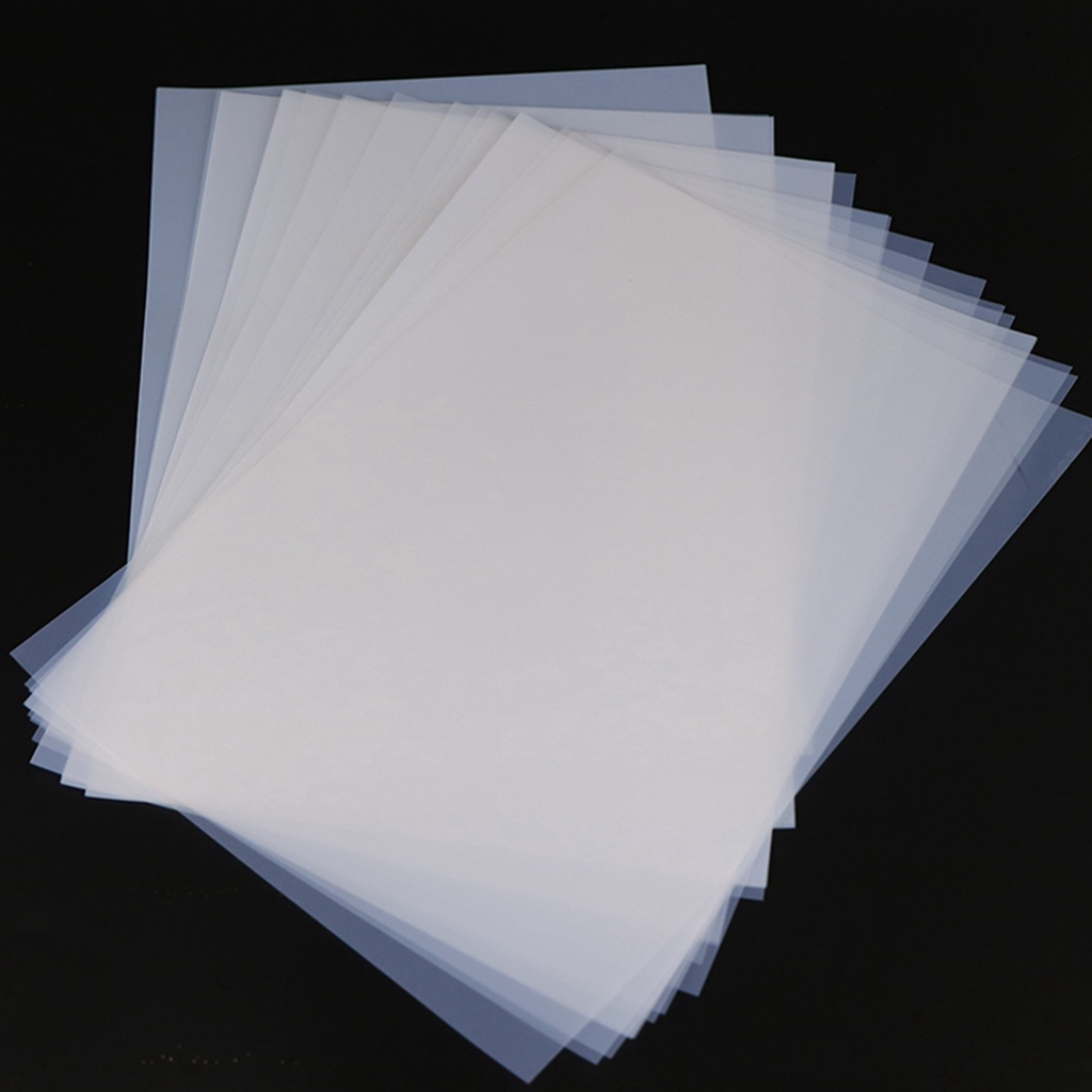 50 Sheets Film Paper A3/A4Transparent Film for Inkjet Printer Silk ...