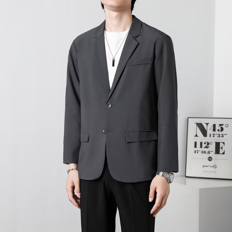 Echo Gents Formal Business High Quality Wedding Black Suit Dress Office ...