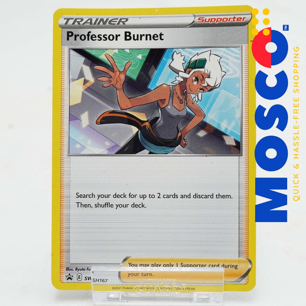 Professor Burnet - SWSH167 - Promo | Supporter Cards Pokemon TCG ...