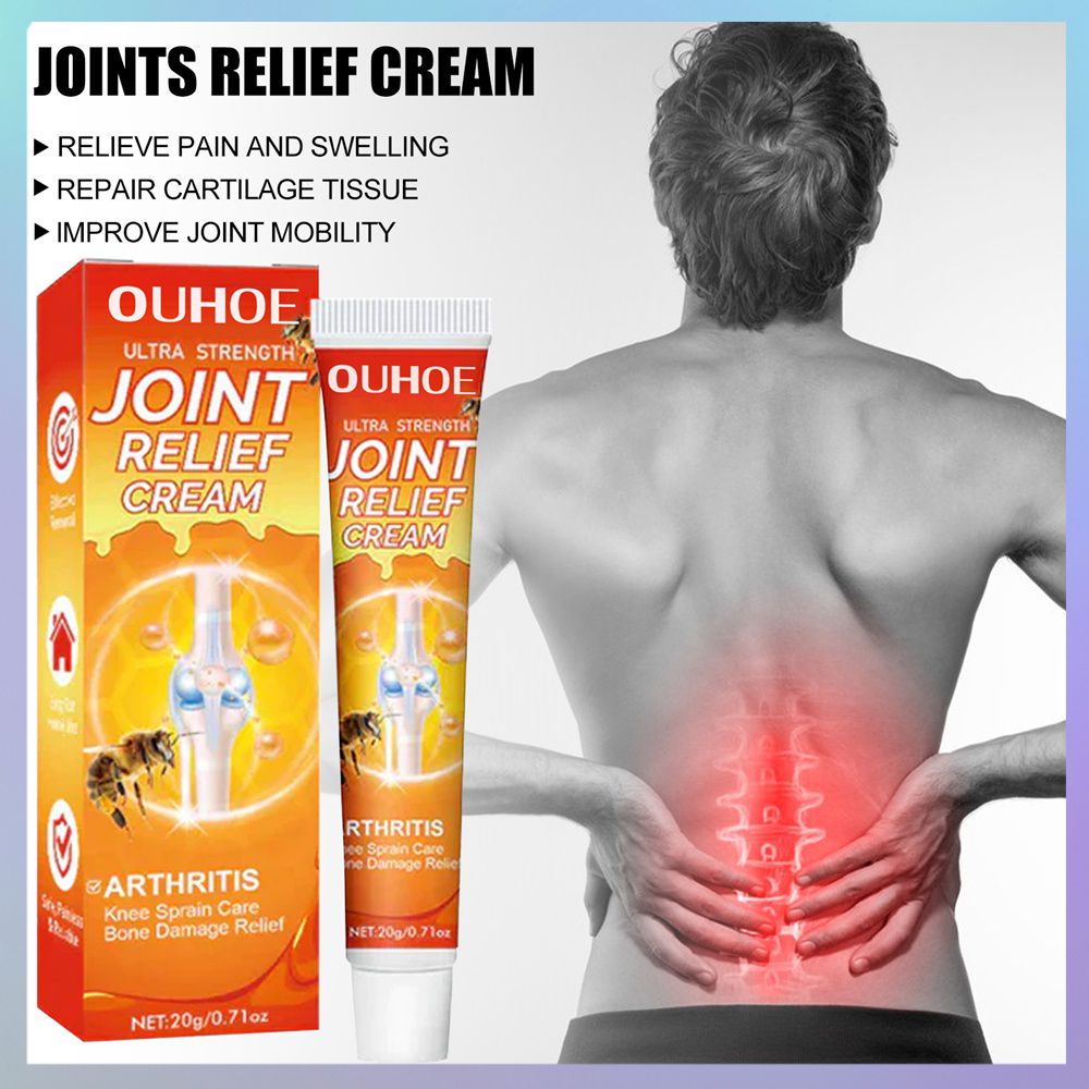 Ouhoe 20d Bee Venom Joint Soothing Cream Pain Muscle Knee Arthritis ...