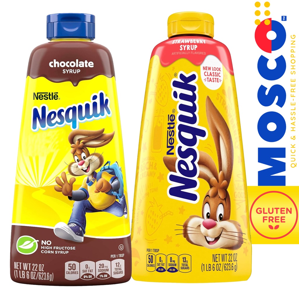 Nestle Nesquik Strawberry | Nestle Nesquik Chocolate Syrup 22 Oz ...