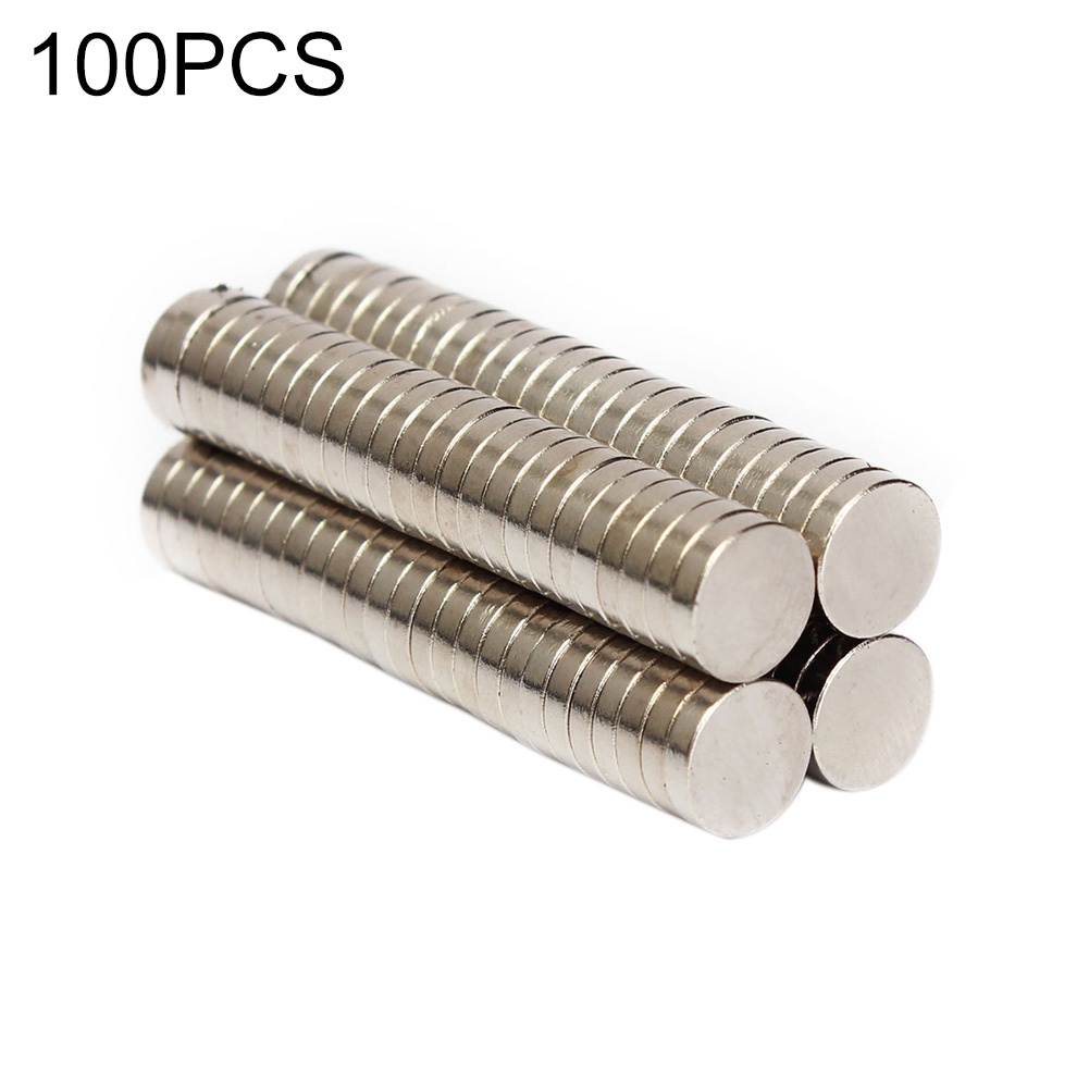 100Pcs 8x2mm N50 Super Strong Round Disc Blocks Rare Earth Neodymium ...
