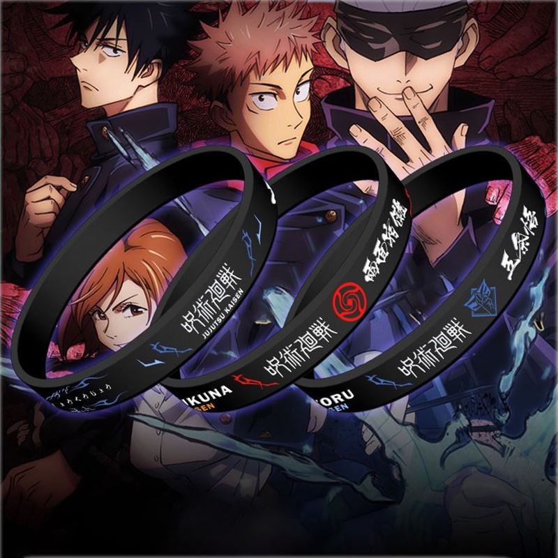Anime Gojo Satoru Wristband Jujutsu Kaisen Sports Bracelet Ryomen ...
