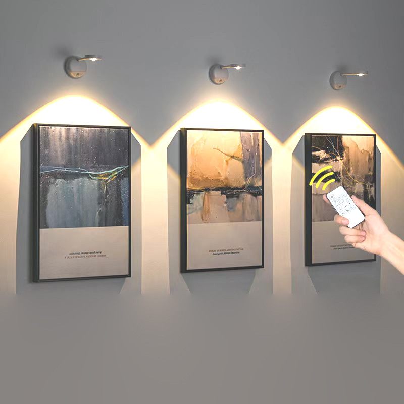 Rechargeable Wireless Wall Light, Painting Light with Motion Sensor and ...