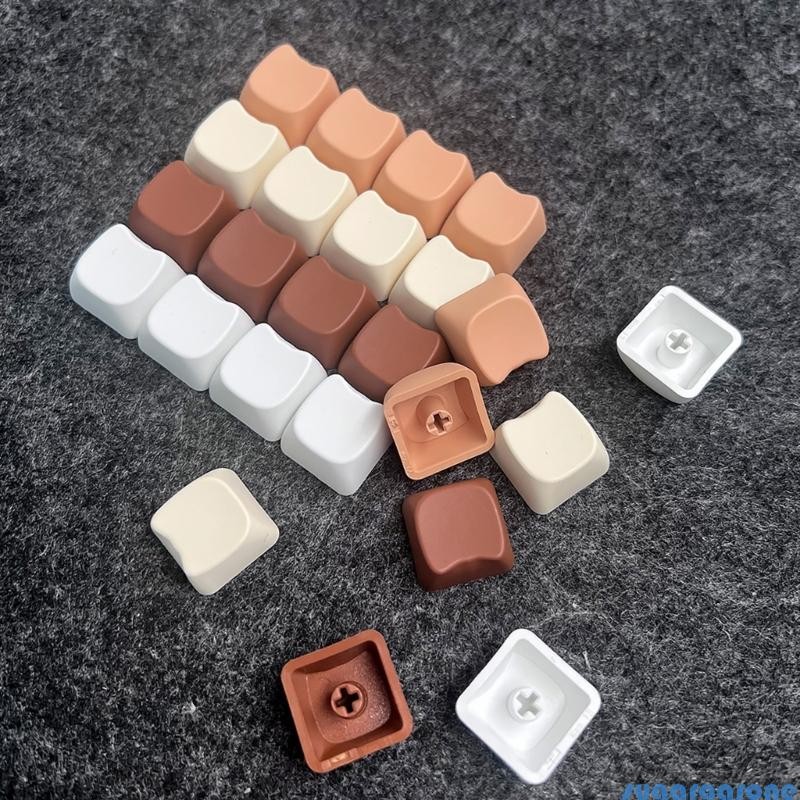 Sugar Cute Cats Shaped Mechanical Keyboards Keycaps PBT MAO Layout ...