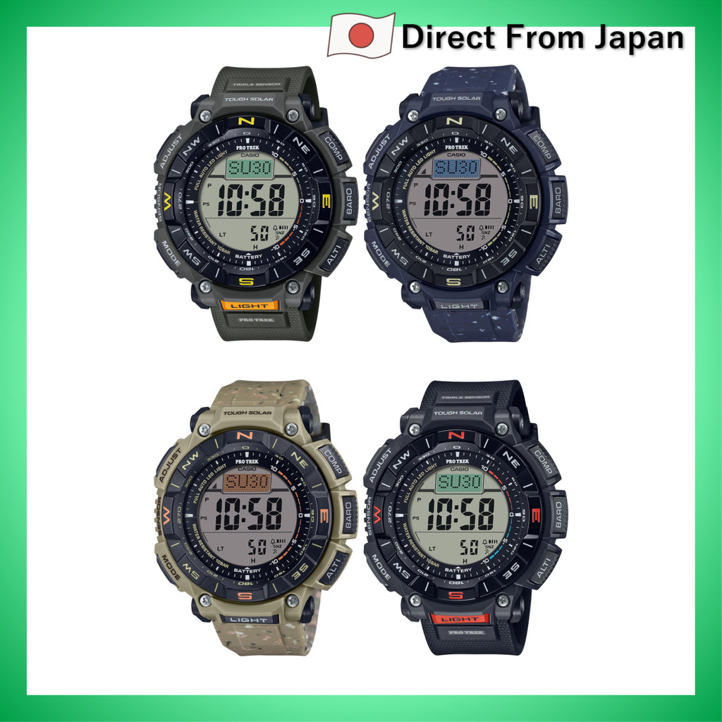 [Casio] Protrek Watch [Japan Genuine Product] Climber Line Tough Solar Biomass Plastic PRG-340SC ...